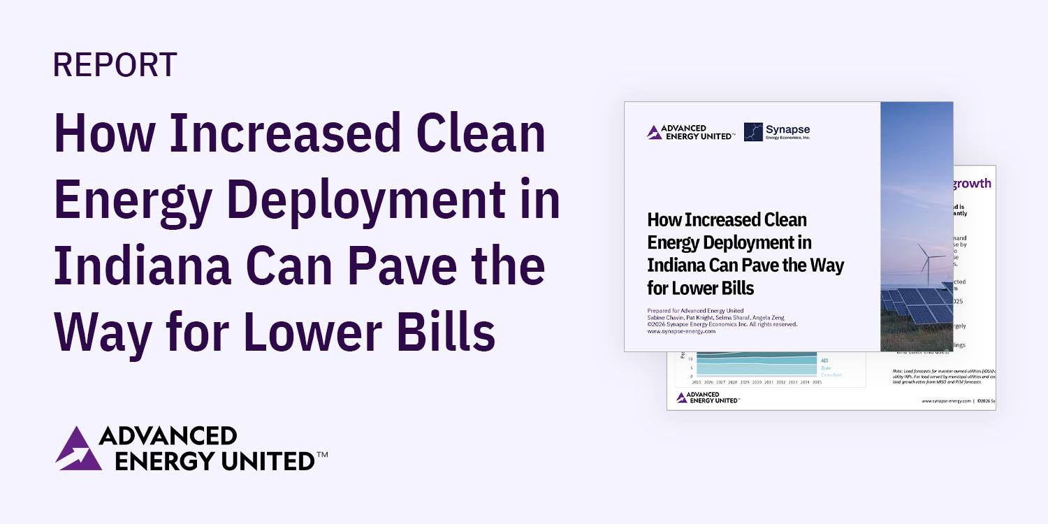 Accelerating Clean Energy Development in Indiana to Help Lower Consumer ...