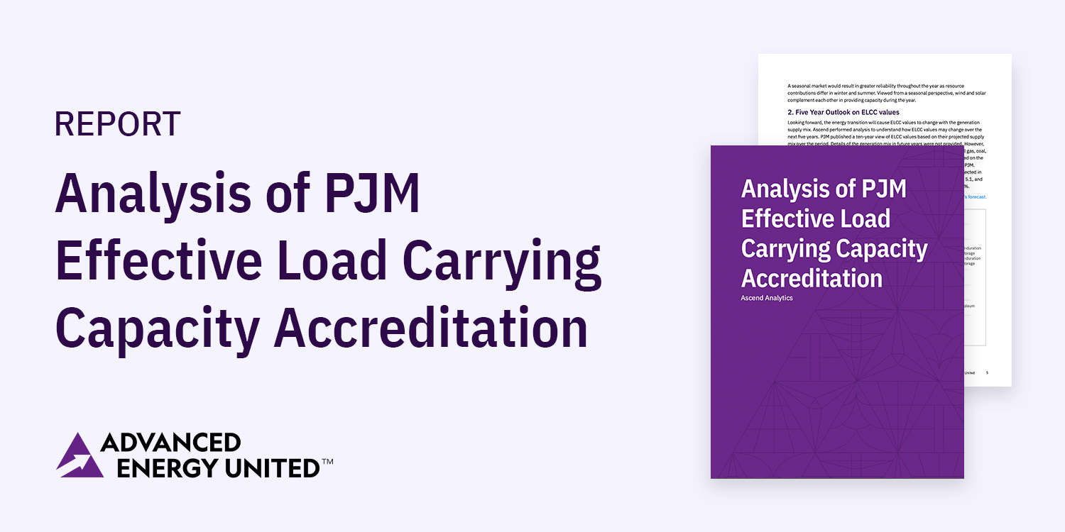 Analysis of PJM Effective Load Carrying Capacity Accreditation ...